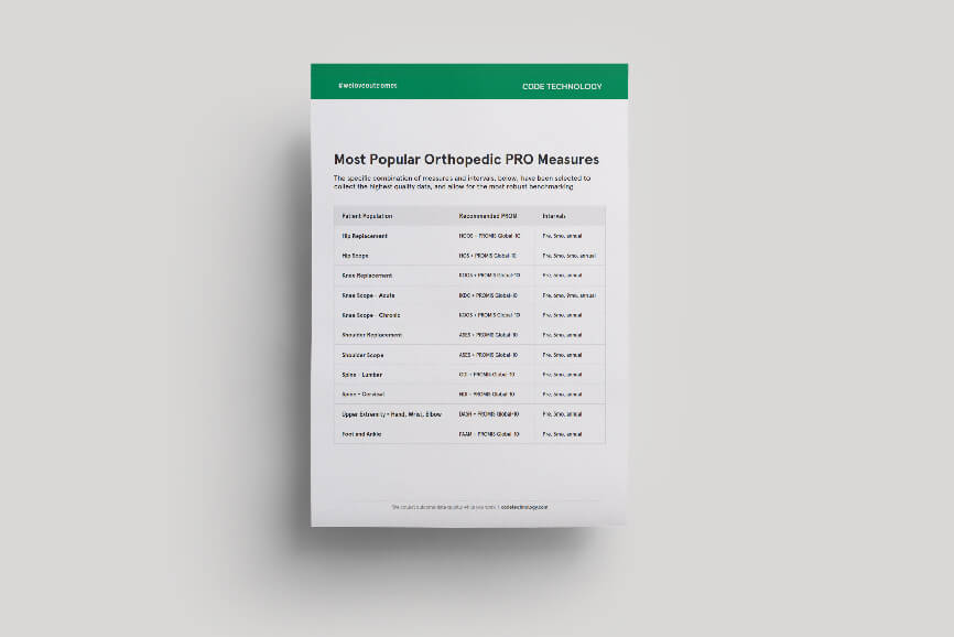 Patient Reported Outcome Measures (PROM) Resource Center