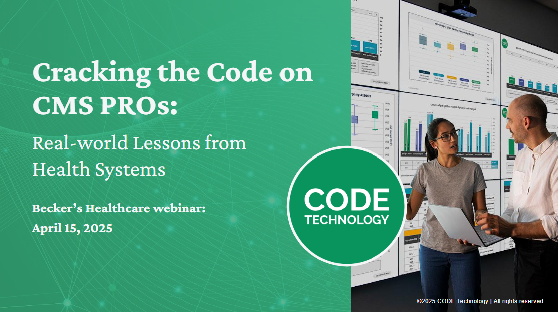CMS THA/TKA PRO-PM: Lessons from Health Systems - Webinar On-demand ...